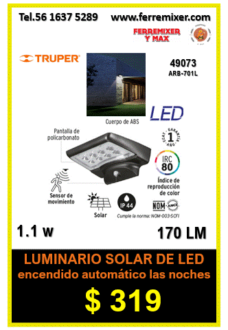 Ilumina tu Vida, LUMINARIO SOLAR LED para alumbrar tus noches ...